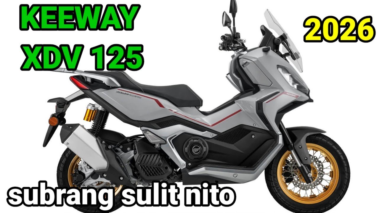 New Keeway XDV 125, adventure scooter bike.sulit SA specs nito. - YouTube