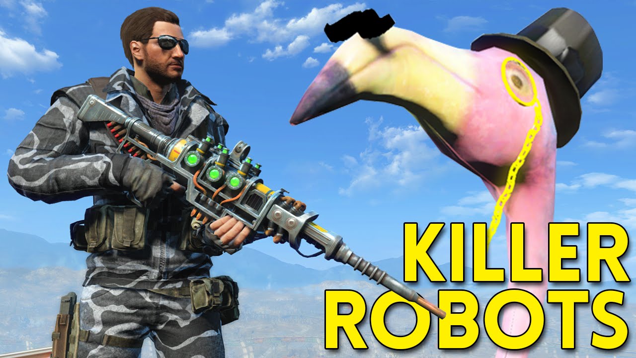 Fallout 4 KILLER ROBOTS - Gameplay Part 6 - YouTube