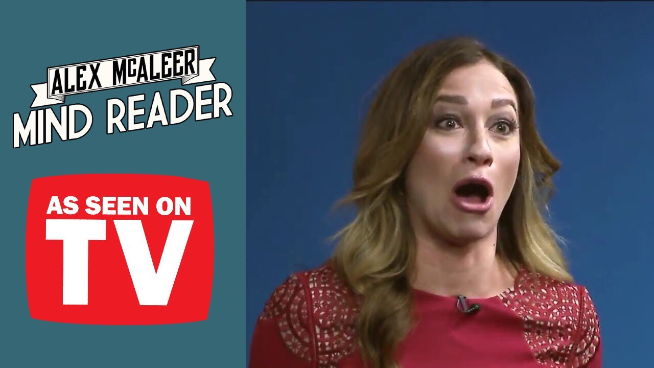 As Seen On TV | Alex McAleer - Mind Reader - YouTube