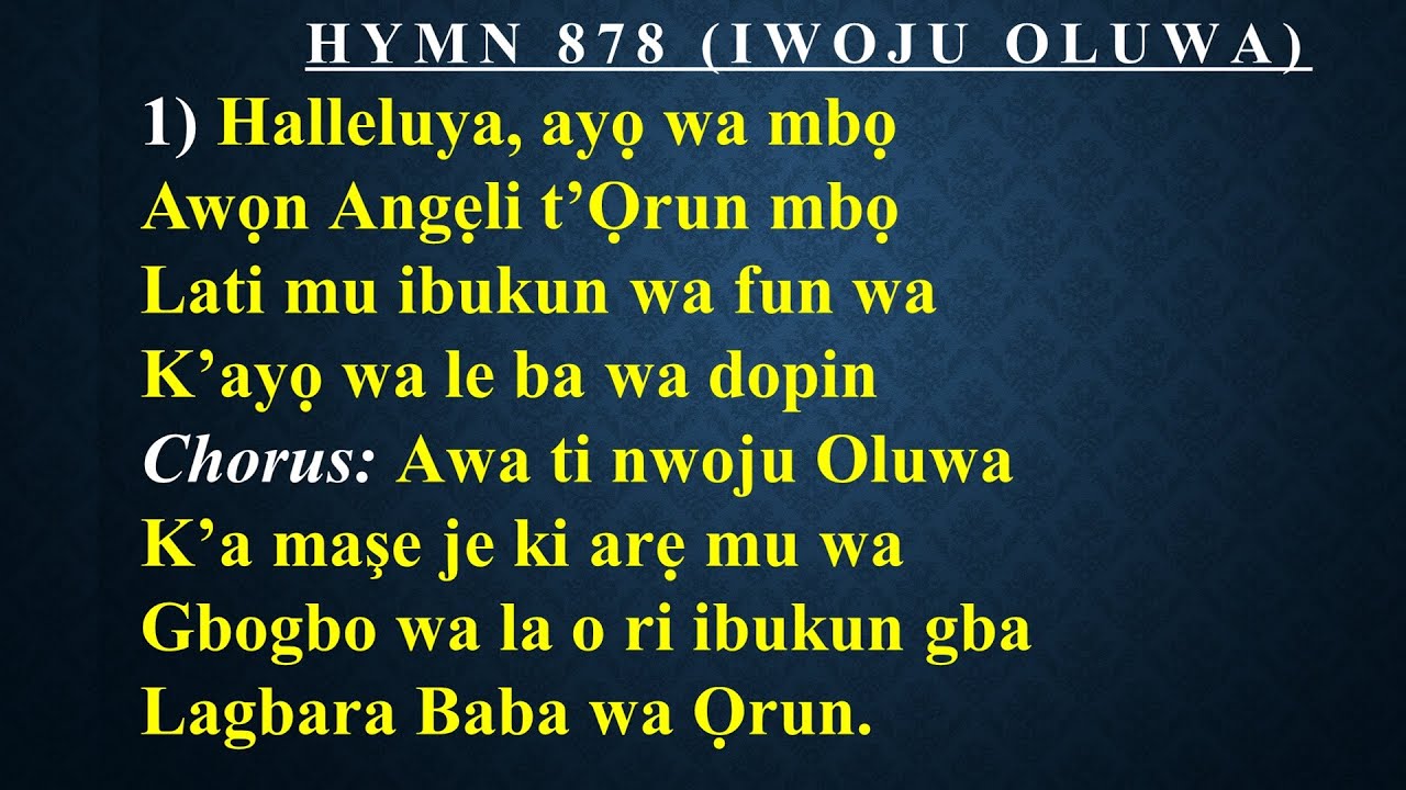 CCC Hymn 878 (Halleluyah ayo wa mbo) Celestial Church of Christ, - YouTube