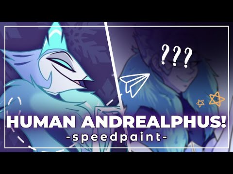 Andrealphus Helluva Boss... HUMAN? SPEEDPAINT - YouTube