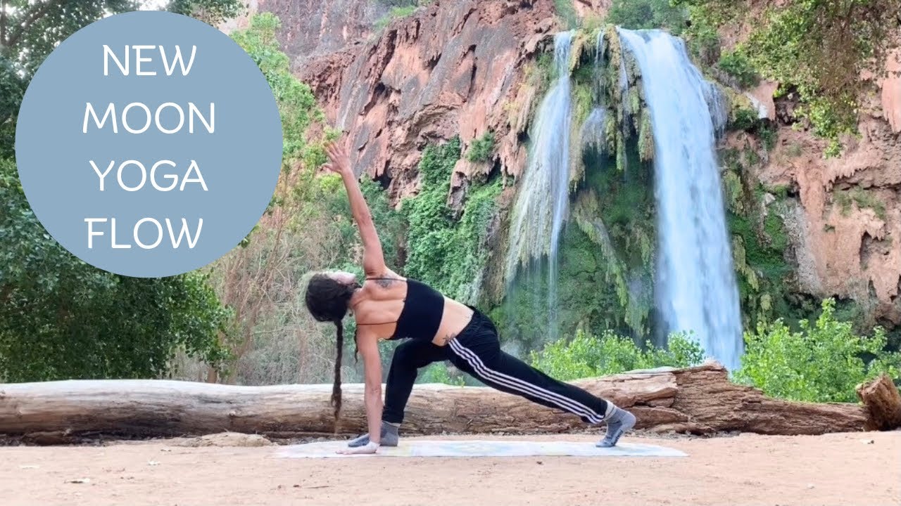 New Moon Yoga Flow + Meditation - YouTube