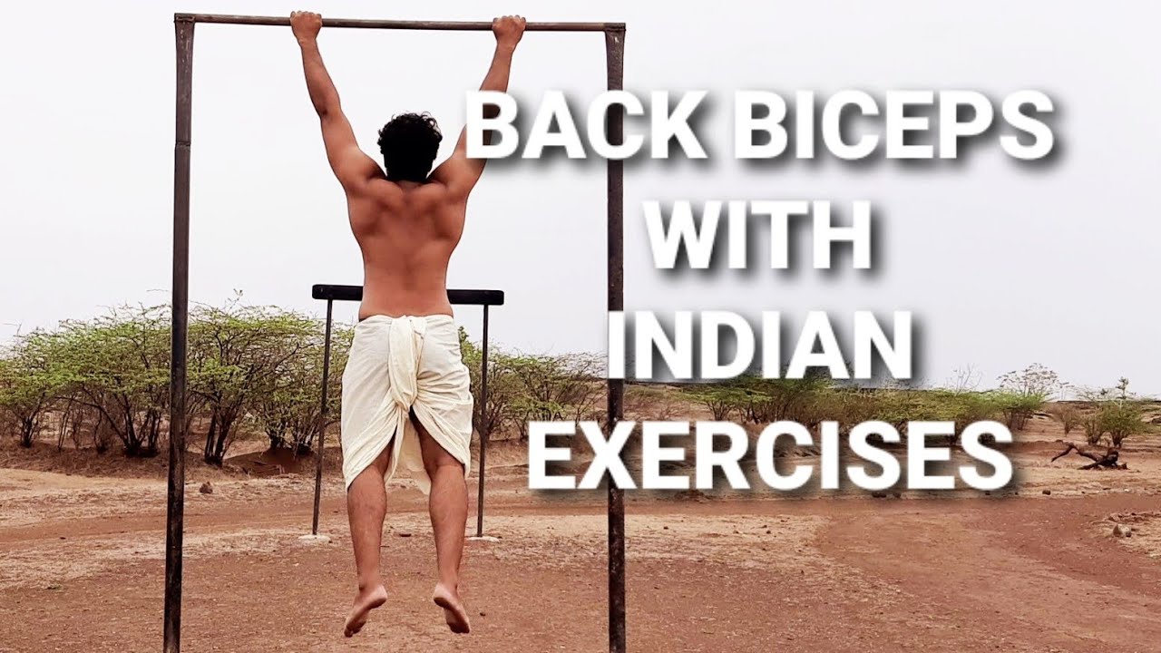 Muscle Building with Old Indian Exercises| Back & Biceps! - YouTube