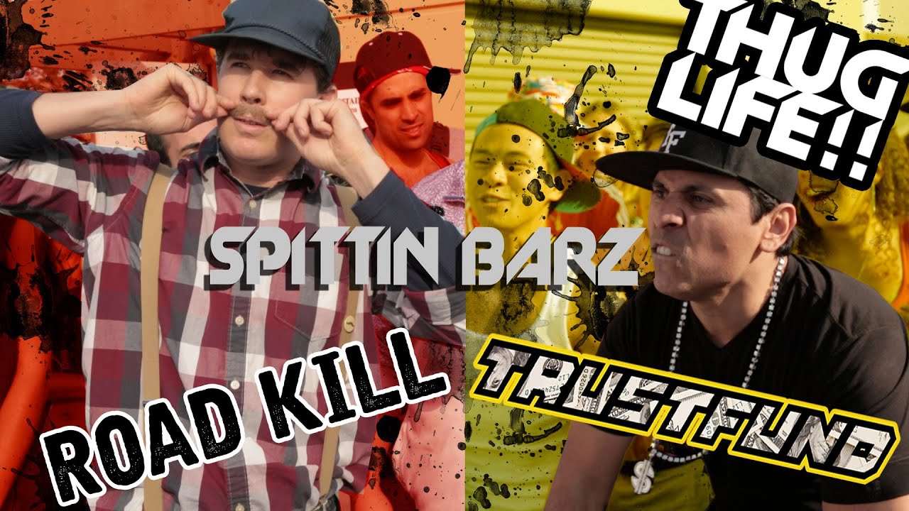 Funny Rap Battle Parody Spittin Barz Ep 22: Roadkill vs Trustfund - YouTube