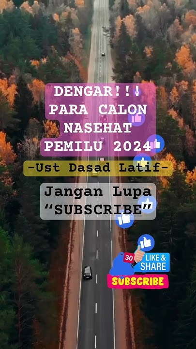 1 MENIT UNTUK 2024 Ust Dasad Latif - YouTube