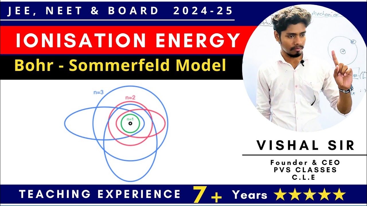 Ionisation Energy & Bohr-Sommerfeld Model ⚛️ | #ATOMICSTRUCTURE | # ...