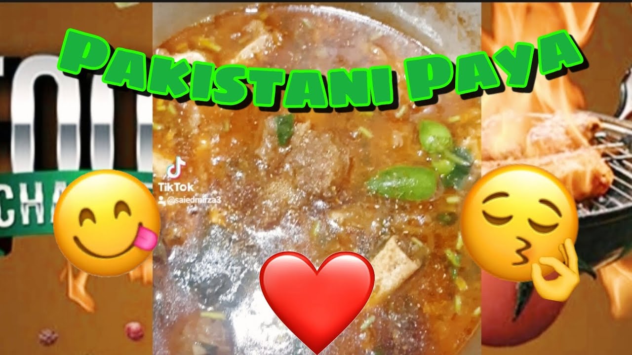 Pakistani Yummy Paya 😋 | Mirza's Kitchen - YouTube