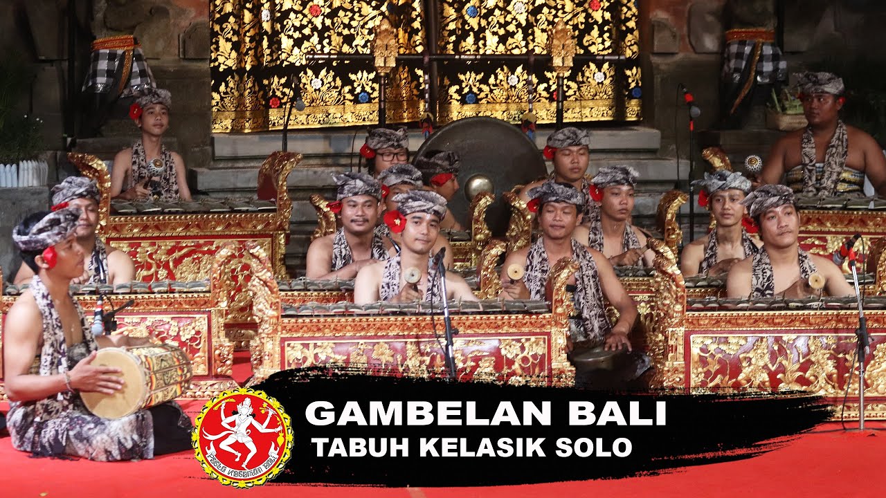 GAMBELAN BALI TABUH KLASIK SOLO | SANGGAR BATUR BASKARA DESA BONGKASA ...