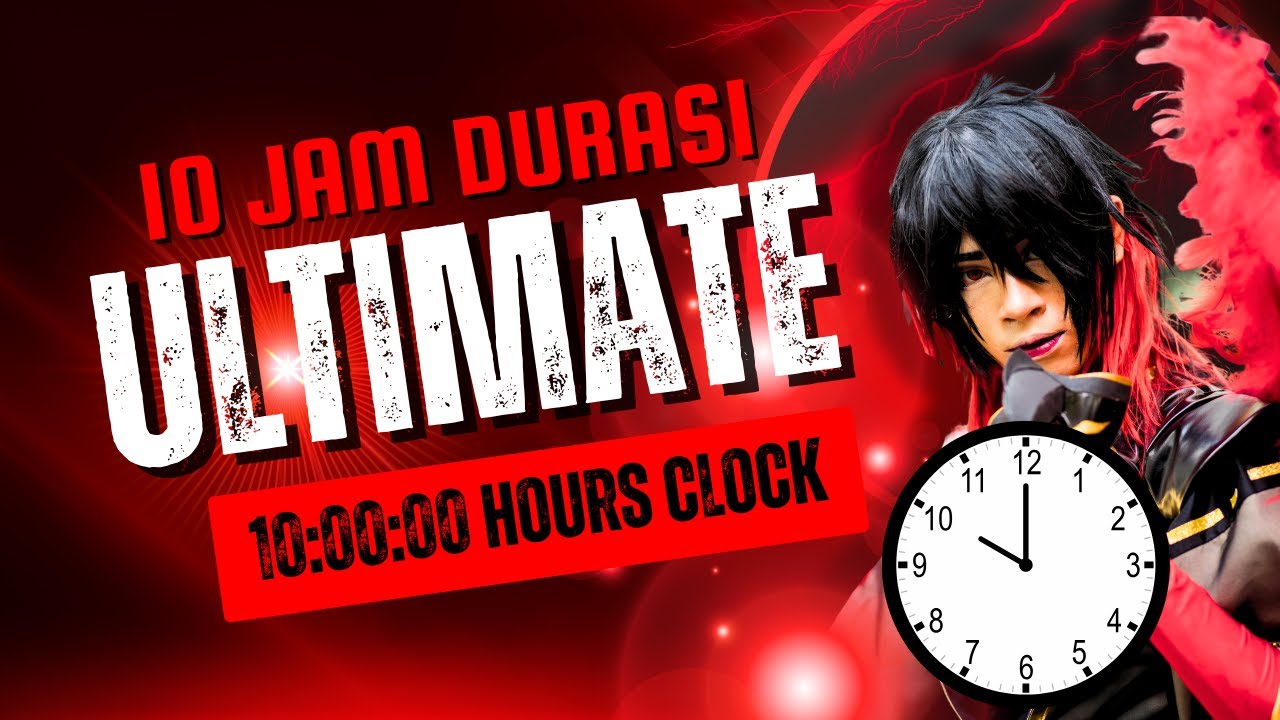 10 Hour Countdown Timer 🌸 Flip Clock with Simple Beeps 🔔 - YouTube