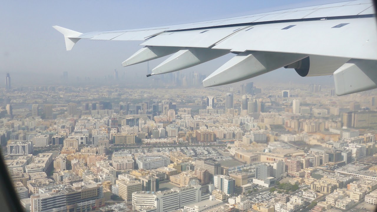 Emirates Airbus A380 Taking off from Dubai - YouTube