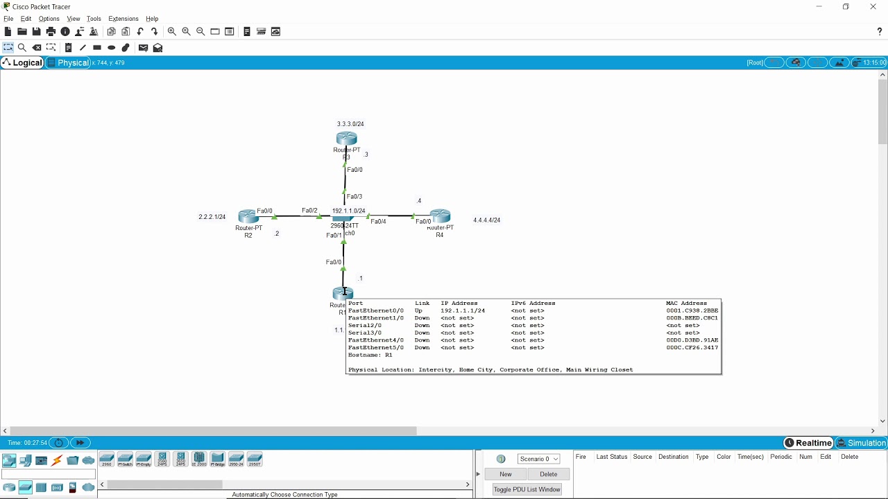Configuración OSPF en redes multiacceso - parte 2 - CCNA - YouTube