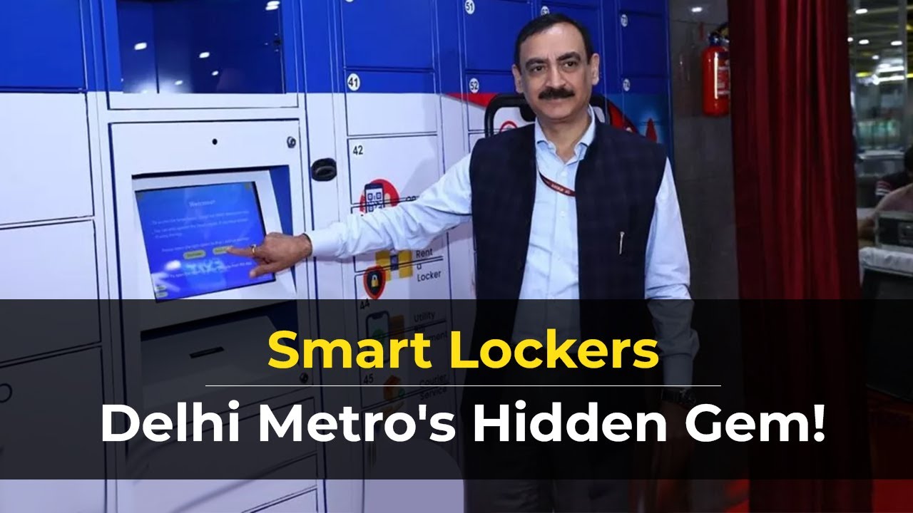 Questions About Delhi Metro Smart Lockers? We Answer EVERYTHING! - YouTube