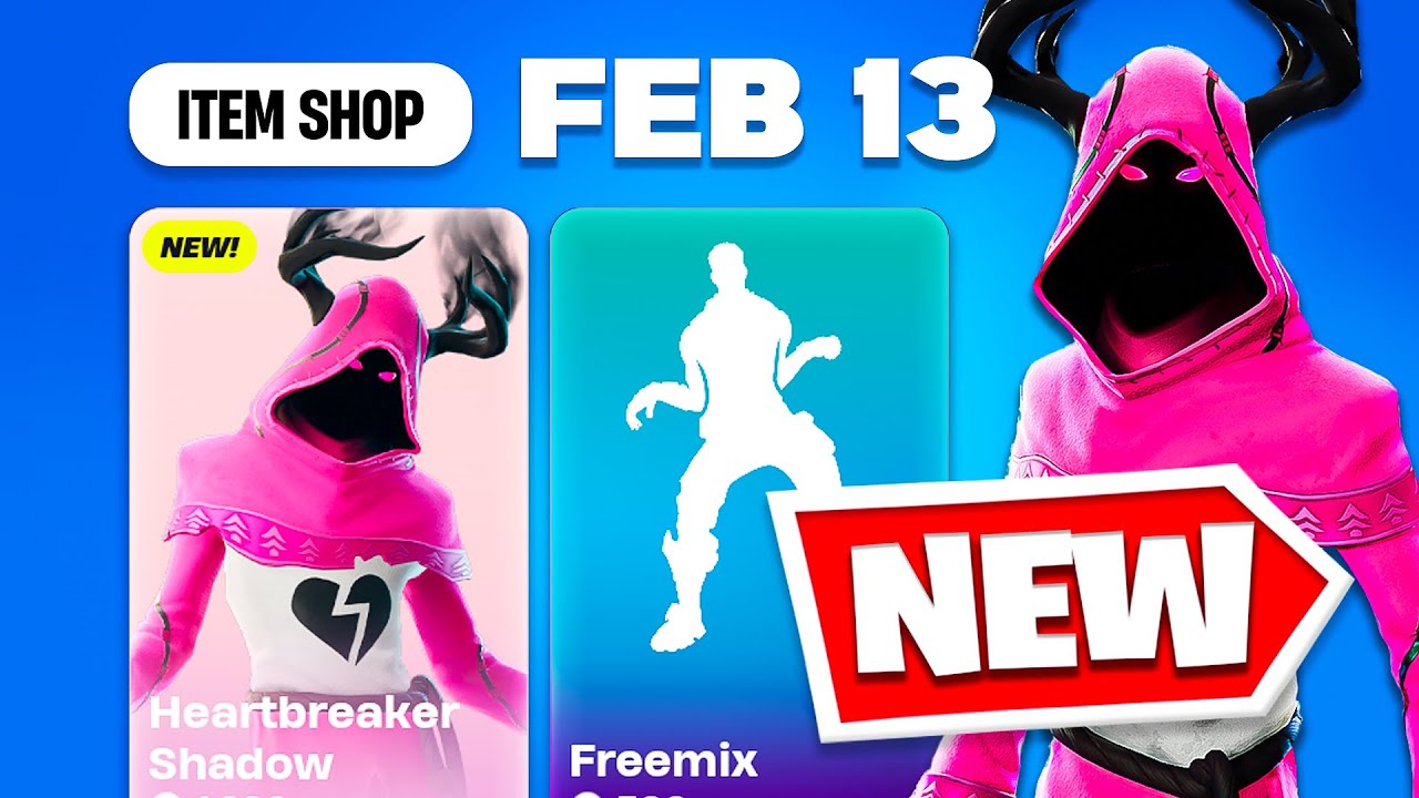 HEARTBREAKER SHADOW *NEW* Fortnite Item Shop (Feb 13 2025) - YouTube