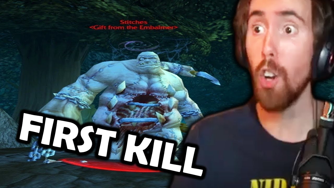 First Stitches Kill EVER In The Classic WoW Beta With Asmongold ...