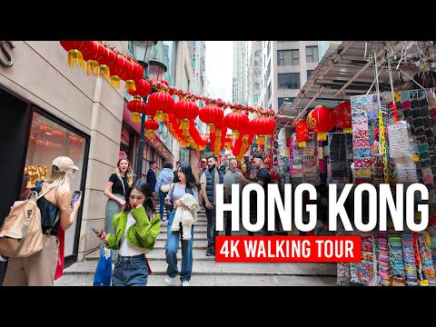 HONG KONG 🇭🇰 Chaos by Day, Magic by Night | 4K Walking Tour