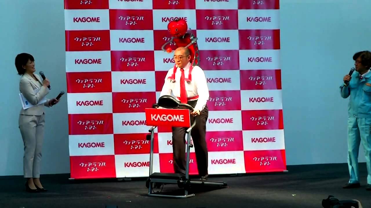 Meet Tomatan, a wearable robot that feeds you tomatoes as you run - YouTube