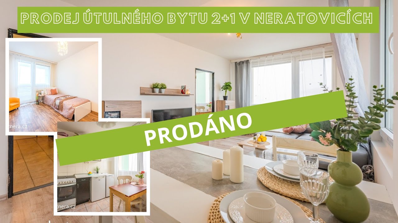 PRODÁNO. Prodej bytu 2+1 v Neratovicích - YouTube