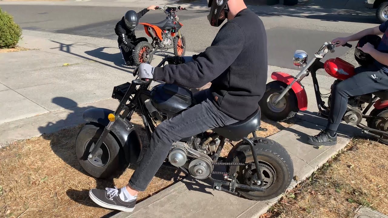 Last mini bike ride before they’re banned in CA. - YouTube