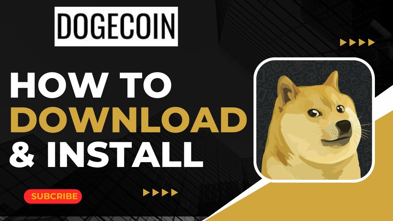 How To Download & Install Dogecoin Wallet ! - YouTube