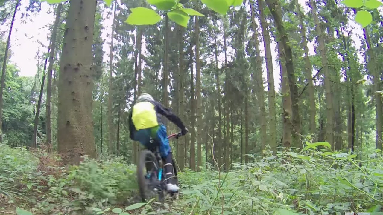 Raw 100 Enduro Mountain bike Trail Riding - YouTube