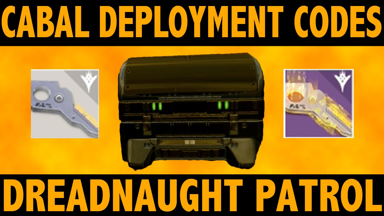 Destiny - Cabal Deployment Codes - EASY Dreadnaught Chest! - YouTube