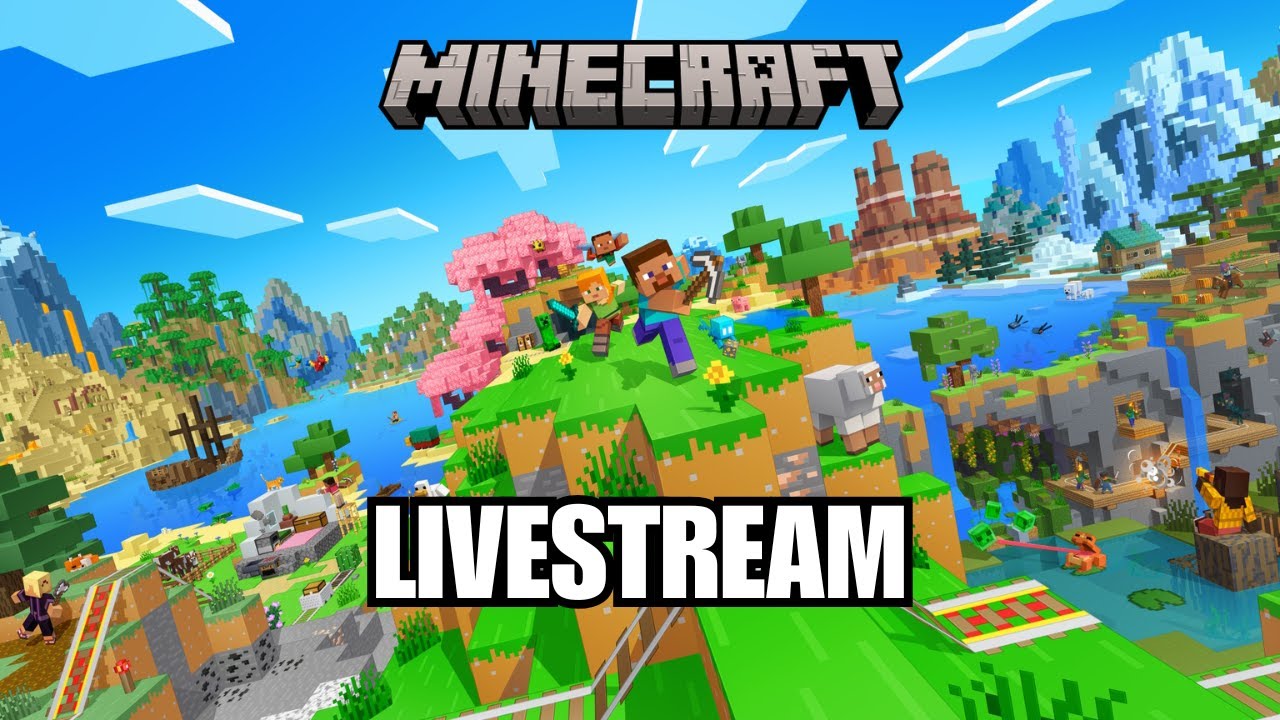 Playing Minecraft & Chilling (LIVE) - YouTube