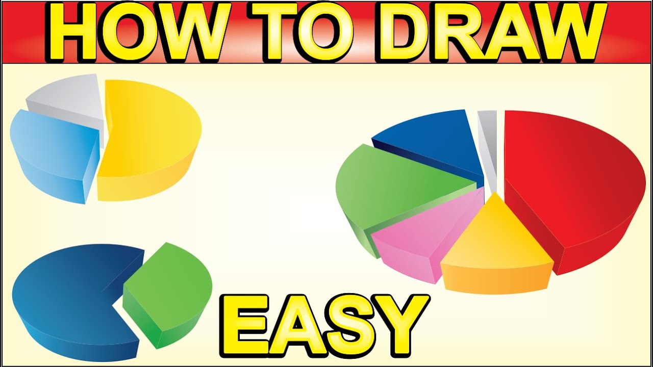 How To Draw 3D Pie Chart in CorelDraw Easy Method in Hindi by Seekh Raha Hoon - YouTube