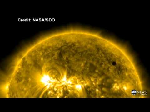 Venus Transit Seen by NASA Satellite Video - ABC News.mp4 - YouTube