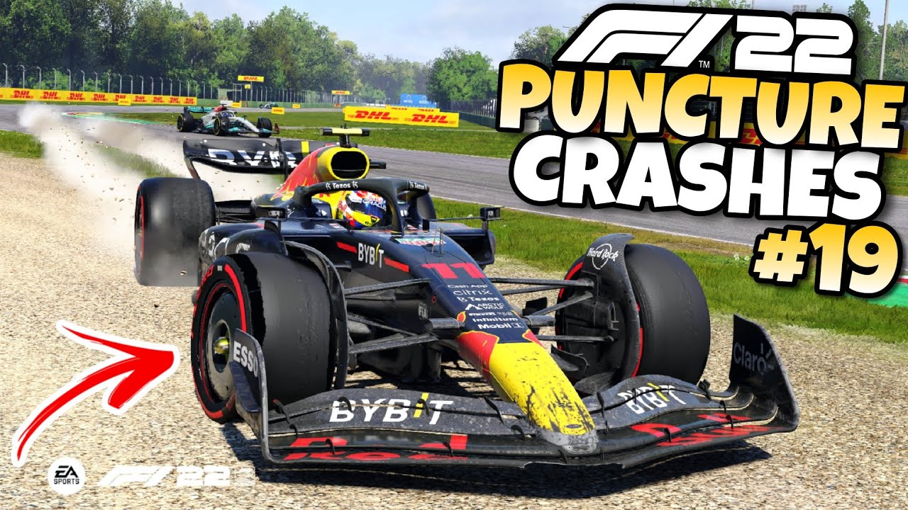 F1 22 PUNCTURE CRASHES #19 - YouTube
