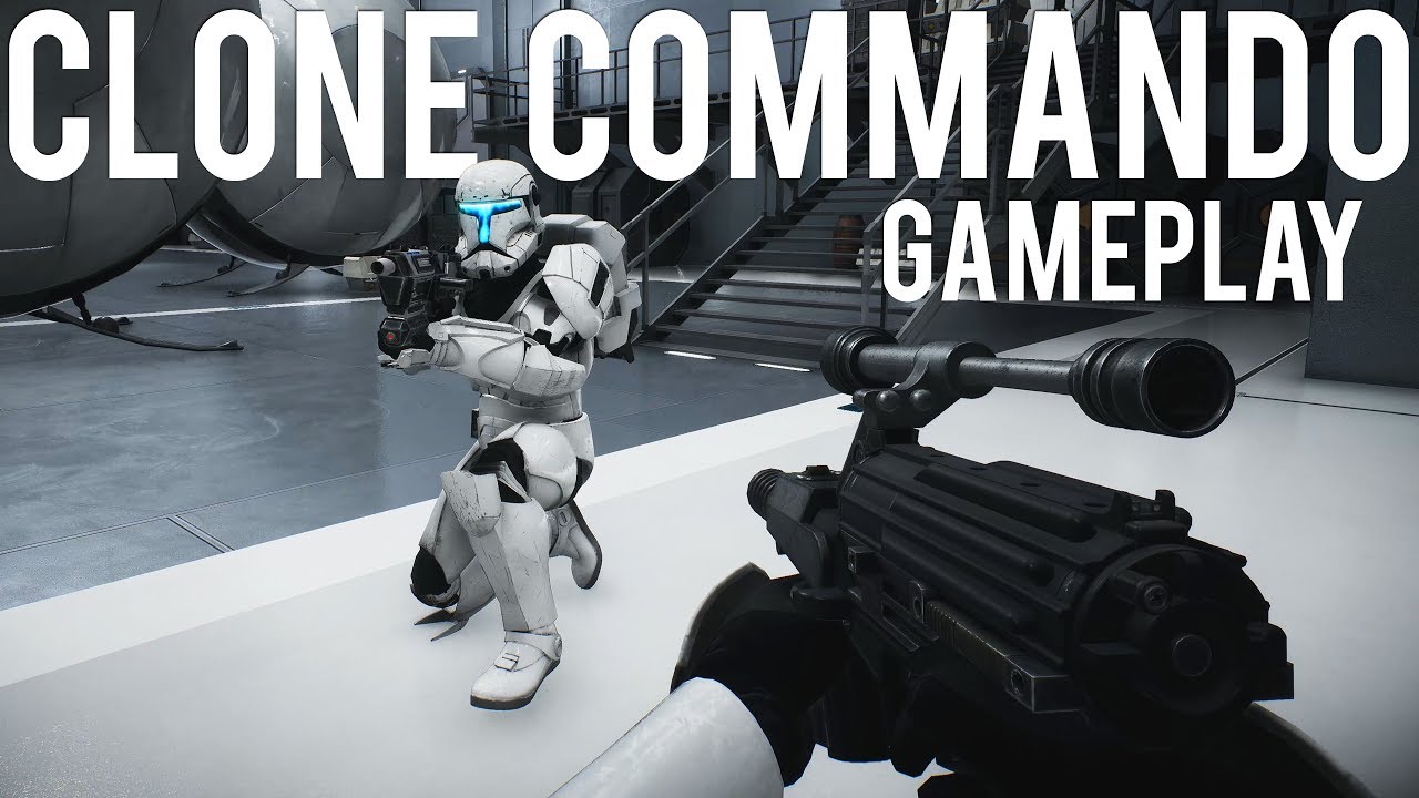 Clone Commando gameplay Star Wars Battlefront 2 - YouTube