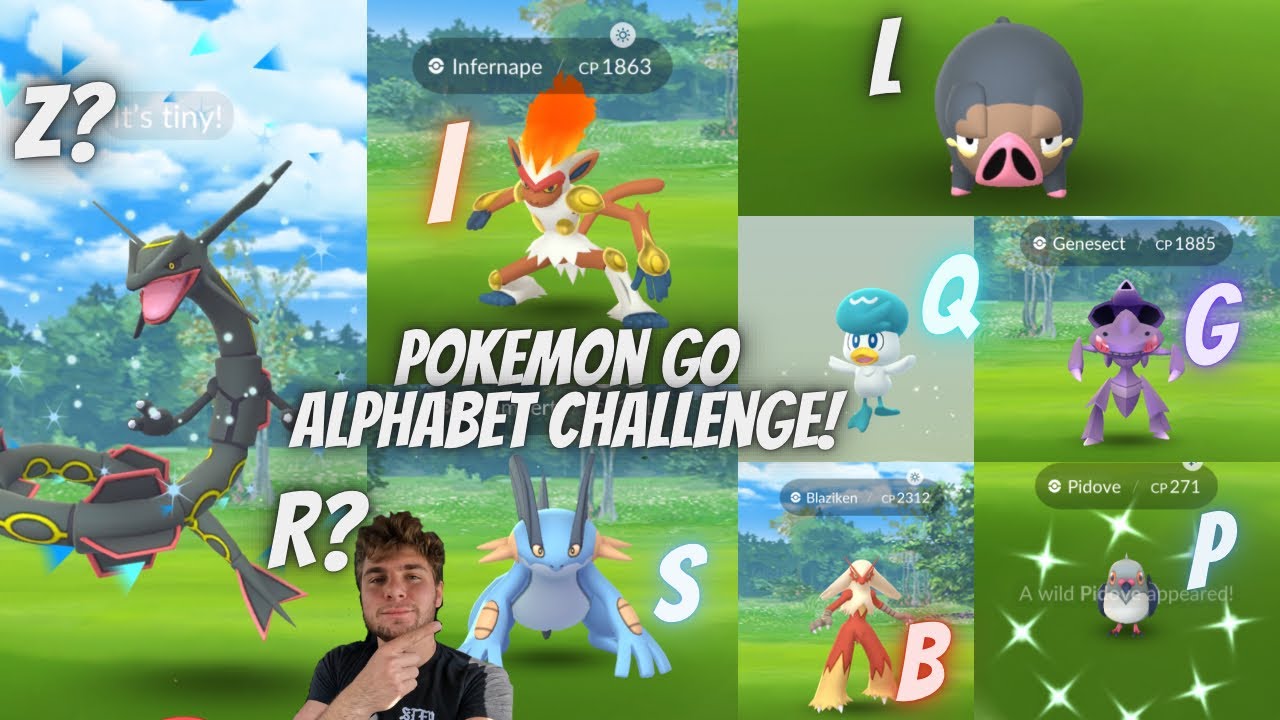 Catch a Pokemon With Every Letter In The Alphabet Or Else I Have ...