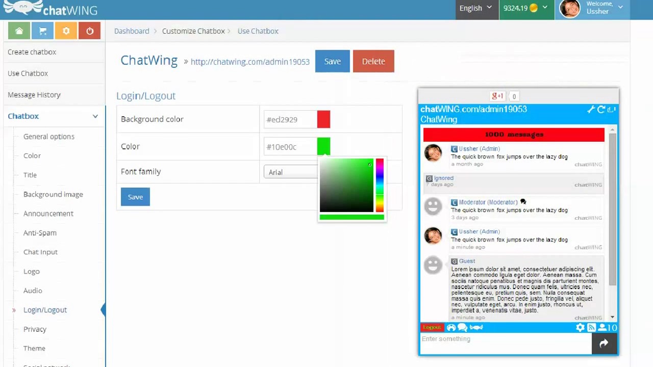 Social group chat - live chat software for web page - YouTube