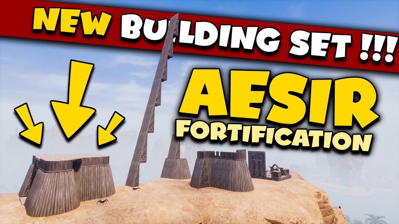 NEW BUILDING SET | Aesir Fortification Building Set | CONAN EXILES ...