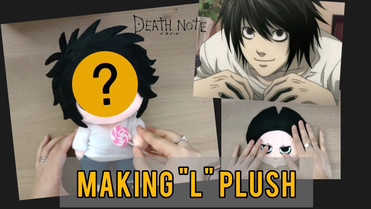 Making "L" Lawliet Plush | Death Note L Plush DIY - YouTube