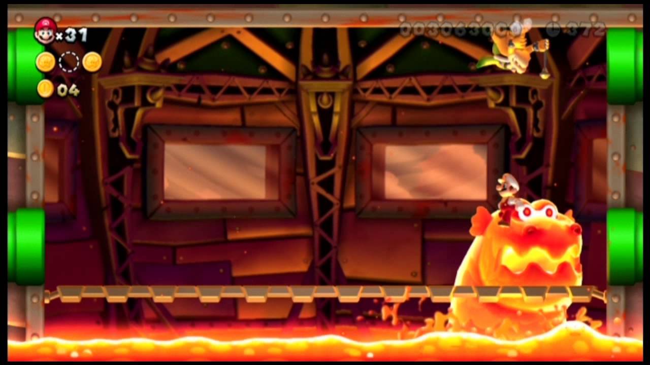 New Super Mario Bros U BOSS COMPILATION / ALL BOSSES + CREDITS - YouTube