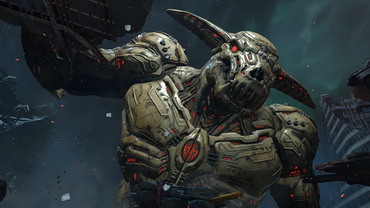 Doom Eternal Icon of Sin boss fight - YouTube