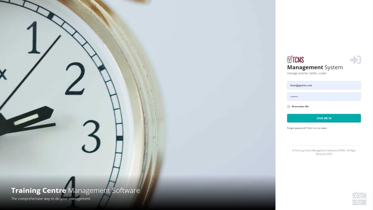 Training Centre Management System: A Demo - YouTube