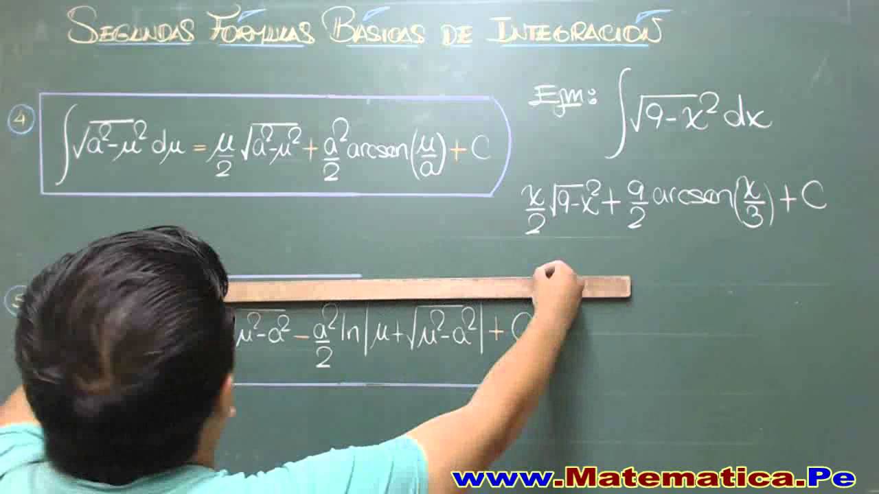 INTEGRALES - SEGUNDAS FORMULAS BASICAS DE INTEGRACION CONCEPTO Y ...