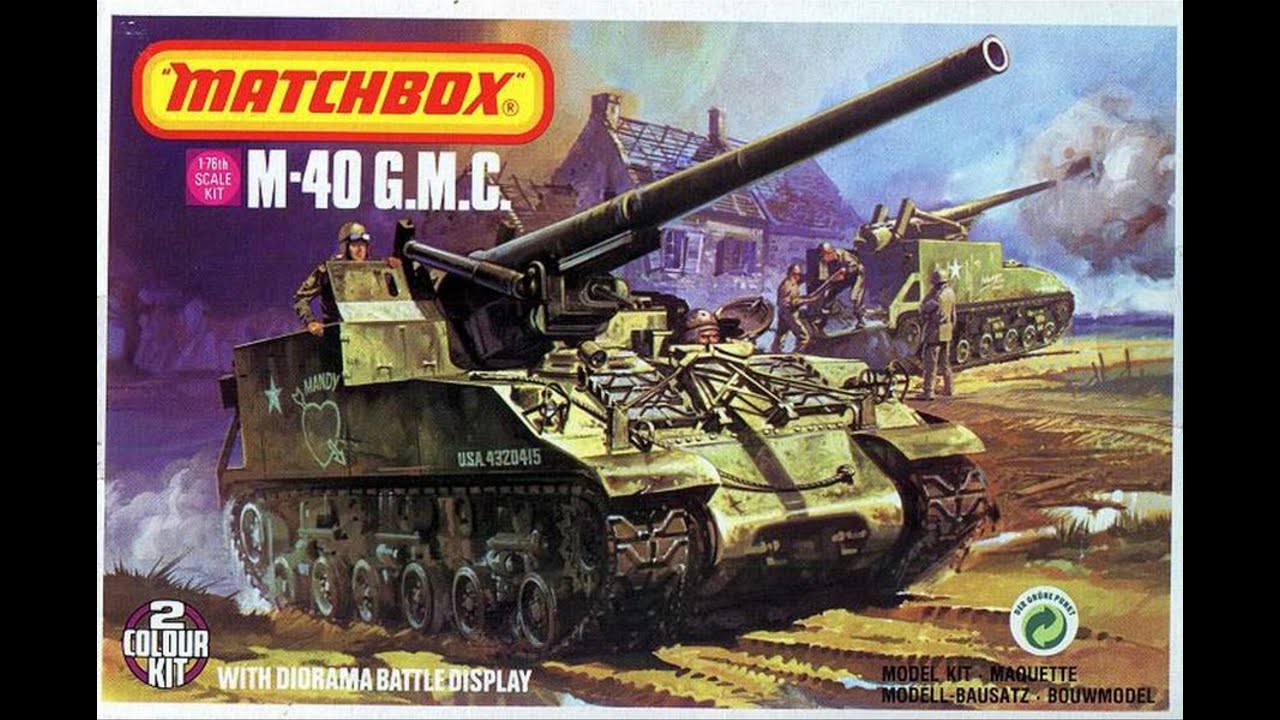 Matchbox M-40 G.M.C.155mm review - YouTube