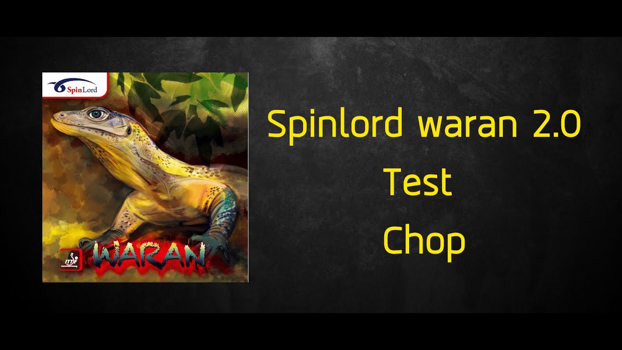 ทดสอบยางปิงปอง Spinlord waran 2.0 ( ทดสอบการ Chop ไกลโต๊ะ ) - YouTube