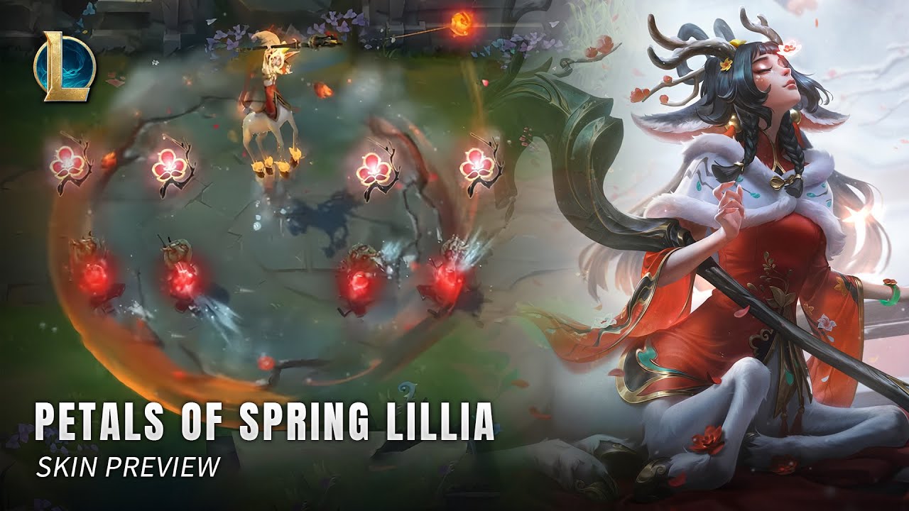 Petals Of Spring Lillia Skin Preview – Legendary Skin || League Of ...