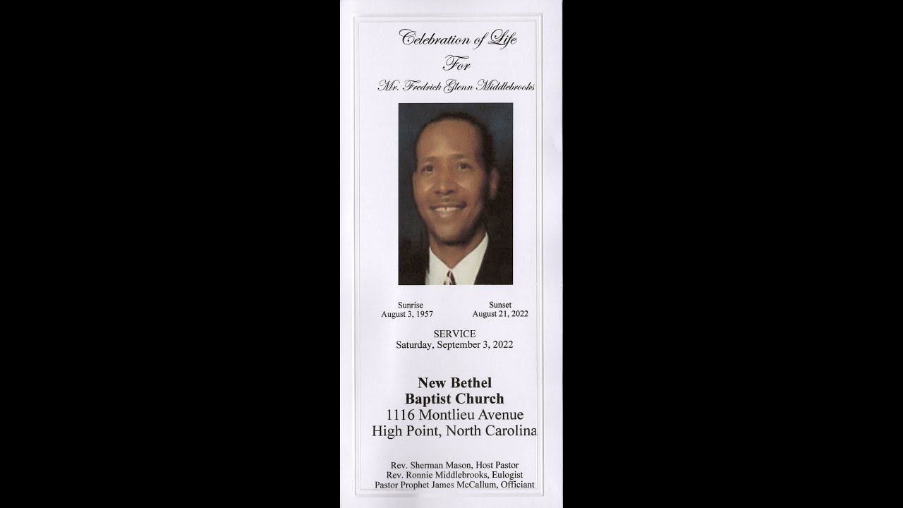 Fredrick Glenn Middlebrooks - YouTube
