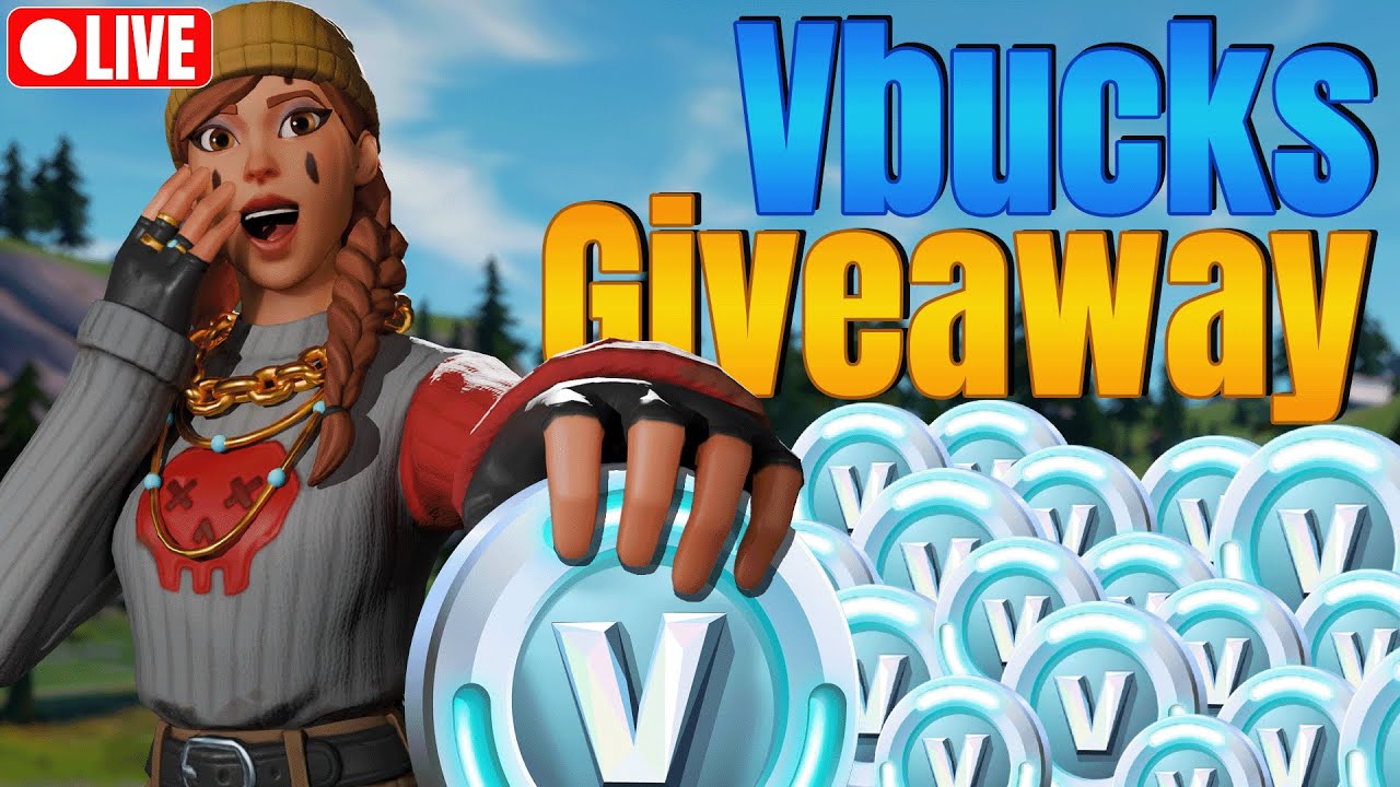 3000+ VBUCKS GIVEAWAY!! Fortnite custom games live with viewers ...