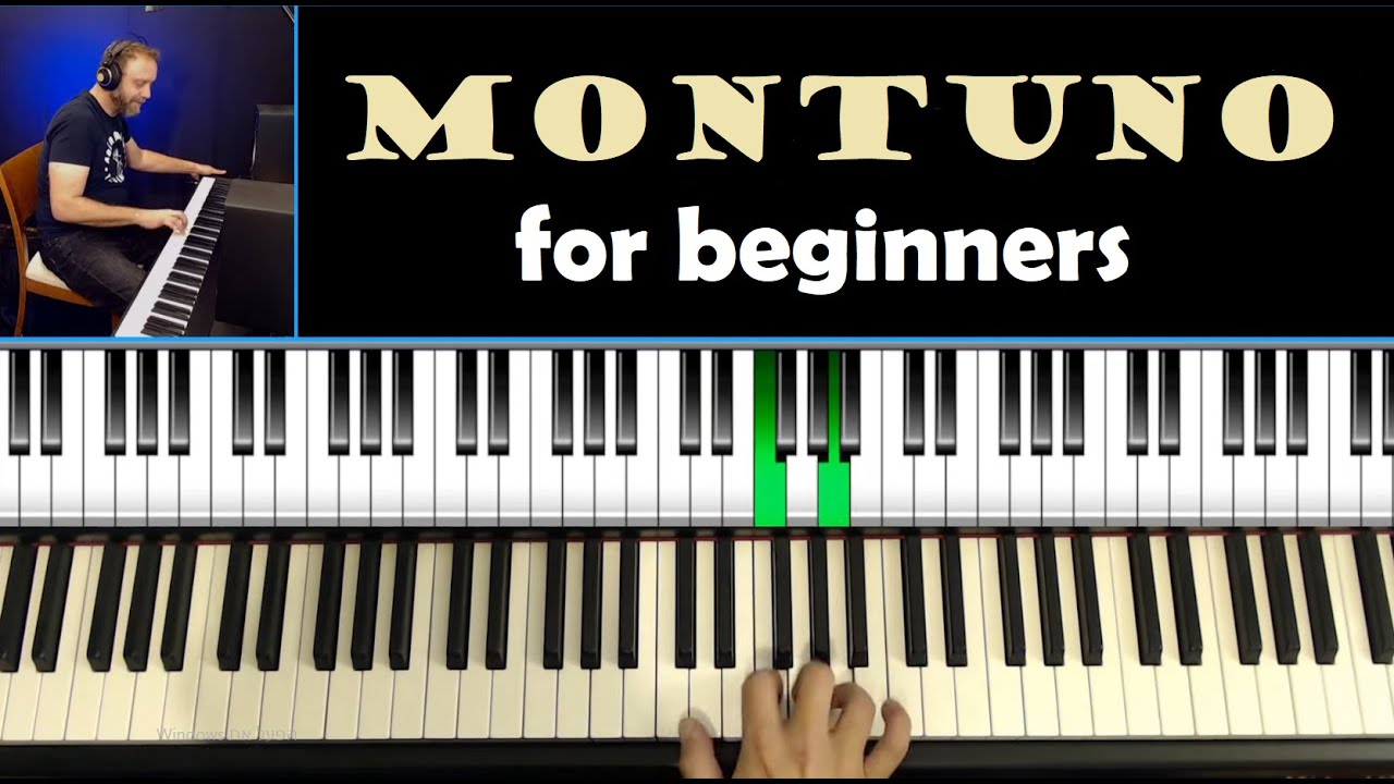 Latin Piano Lesson - How To Play Easy Montuno - YouTube