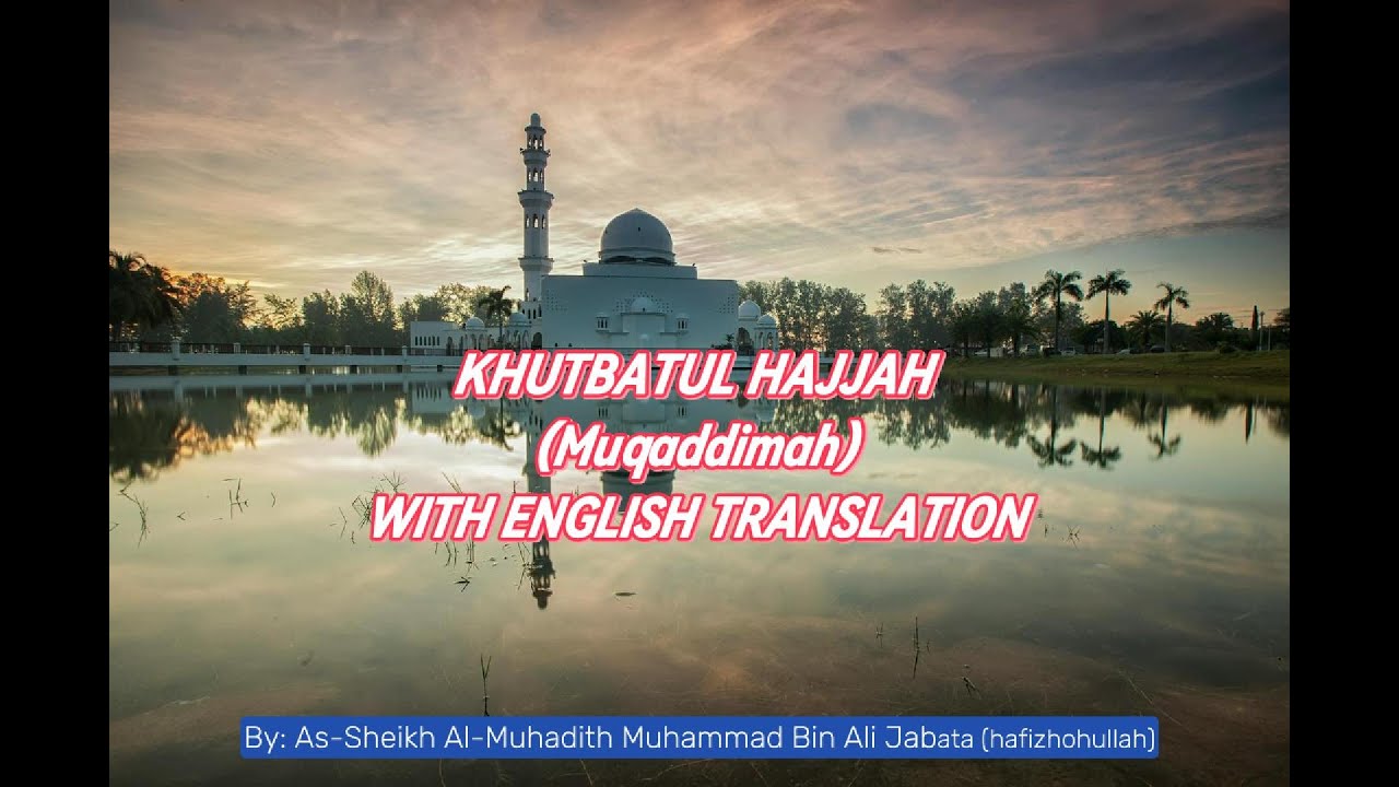 Muqadimah By As Sheikh Al Muhadith Muhammad Bin Ali Jabata ...