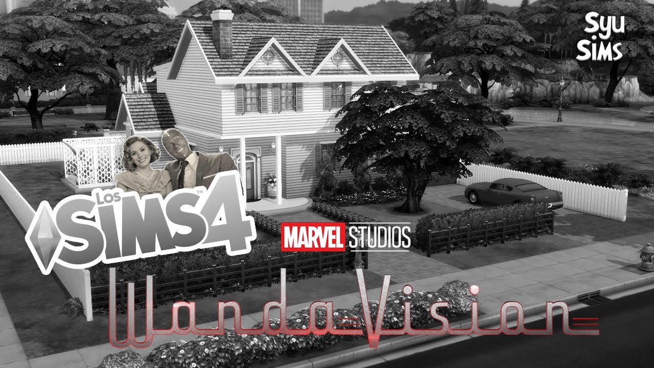 WANDAVISION SECOND HOUSE CHANGE SET IN THE SIMS 4 - YouTube