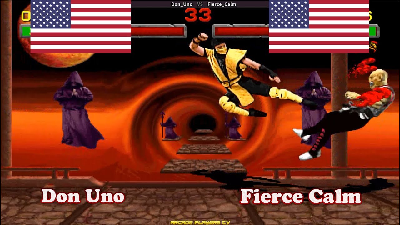 Mortal Kombat II Don Uno (Usa) vs Fierce Calm (Usa) mk2 - YouTube