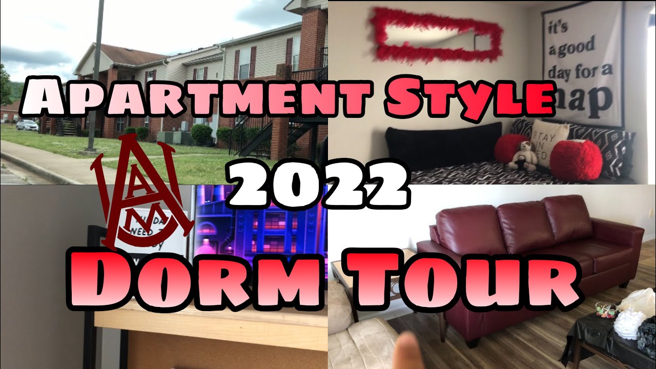 College Apartment Style Dorm Tour | Alabama A&M University - YouTube