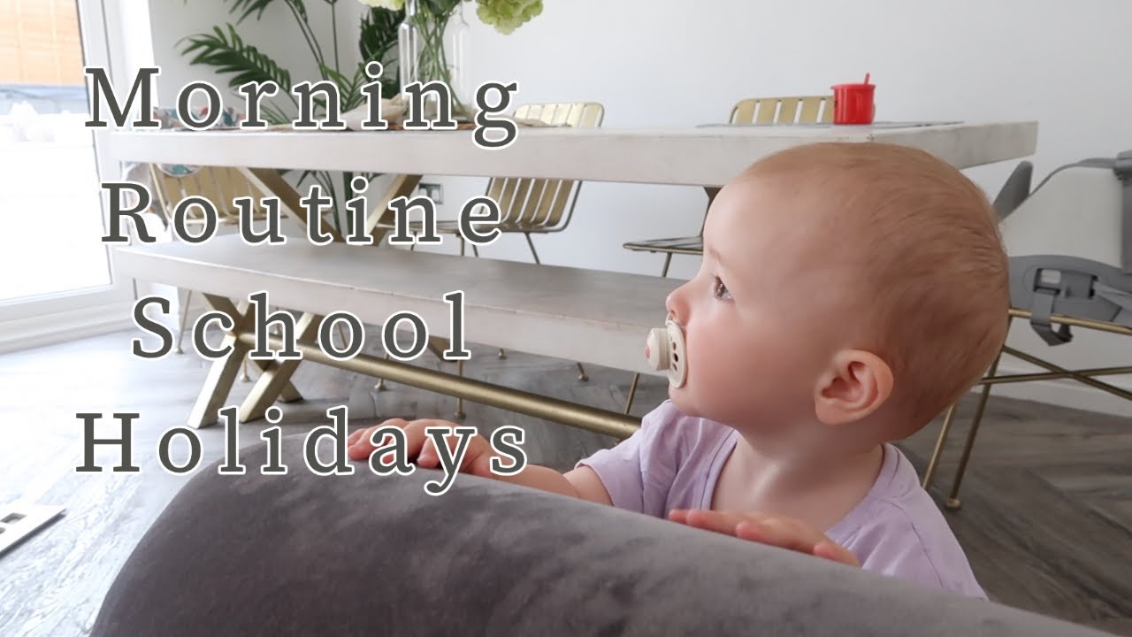SLOW MORNING ROUTINE | SCHOOL HOLIDAYS | REAL AND RAW MUM ROUTINE WITH ...