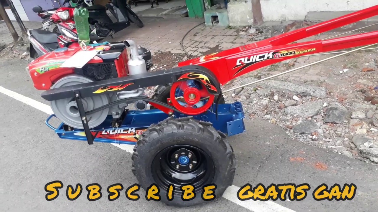 ulas tuntas rakit traktor QUIK G 1000 BOXER kubota RD 85 DI 2S - YouTube